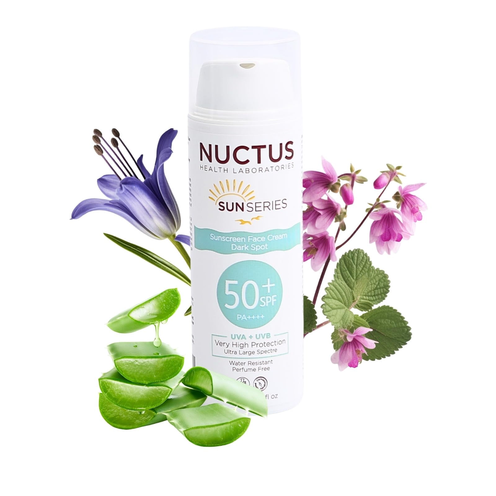 NUCTUS Sunscreen Face Cream for HYZ01 Blemished Skin SPF 50 Provides ...