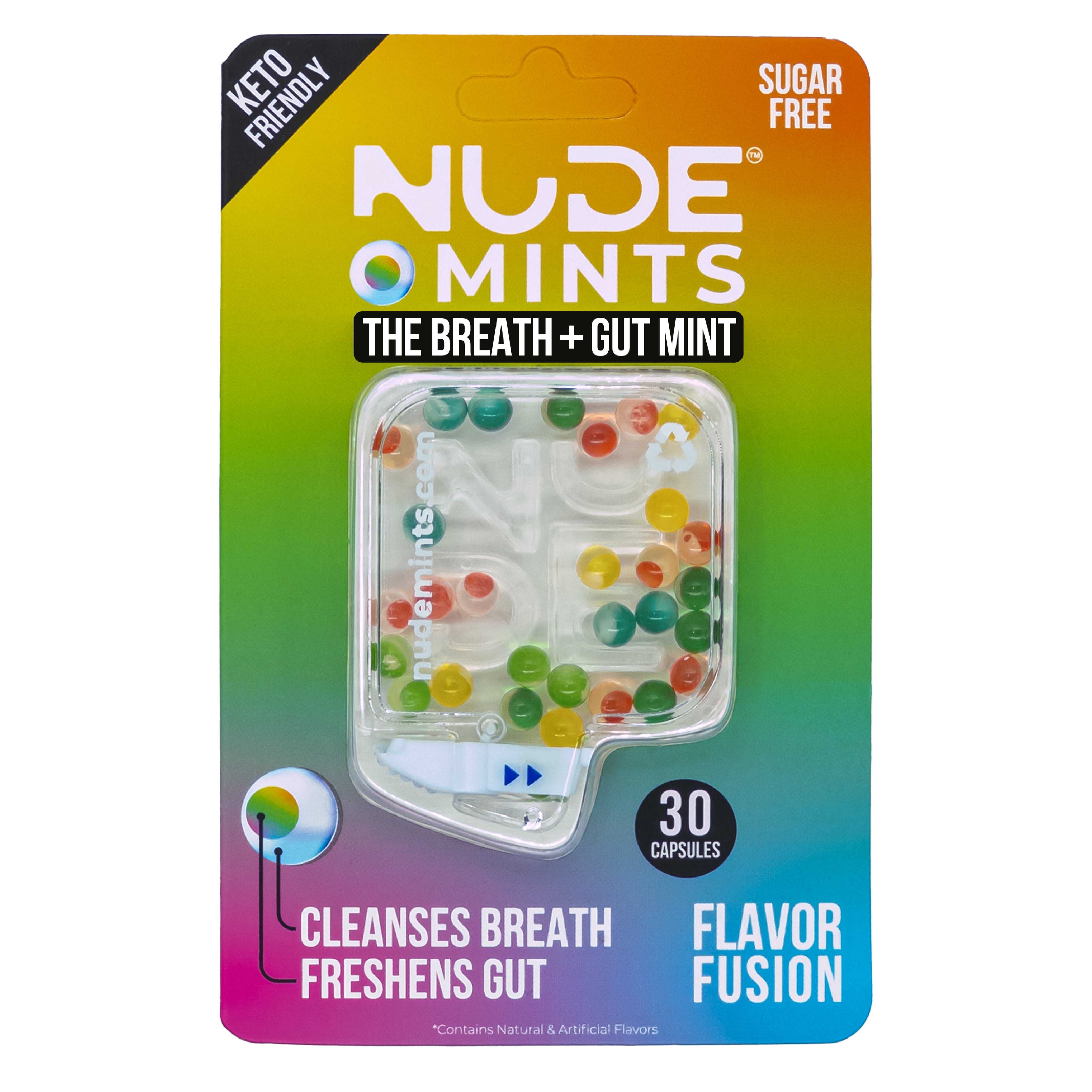 NUDE Mints, Fresh & Healthy Digestive Support, Sugar-Free, Keto ...