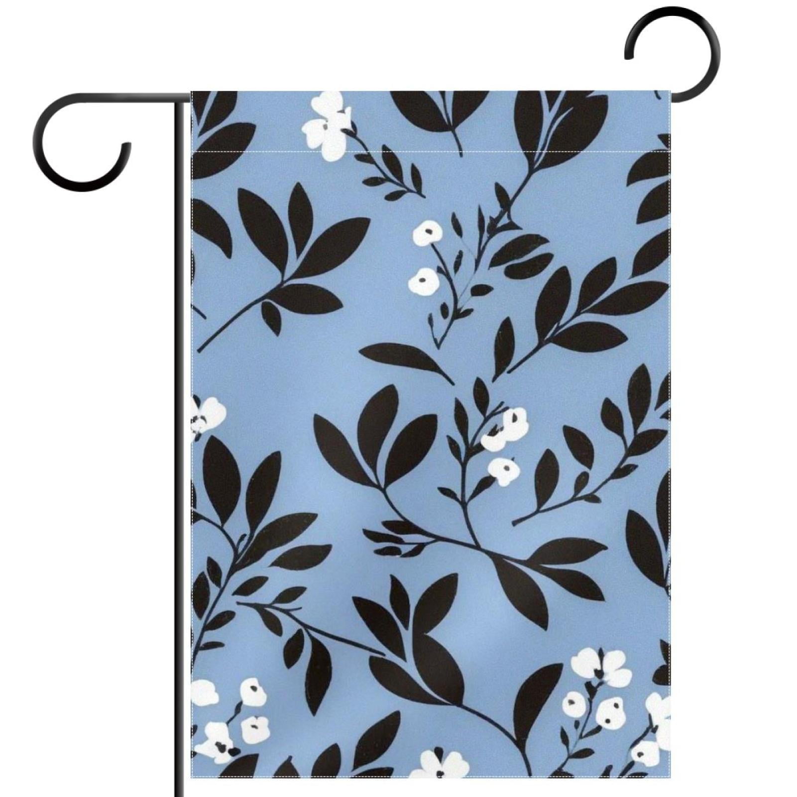 NUEAHEDN Aesthetic Art Flower Flags for Outside Decoration, Yard ...