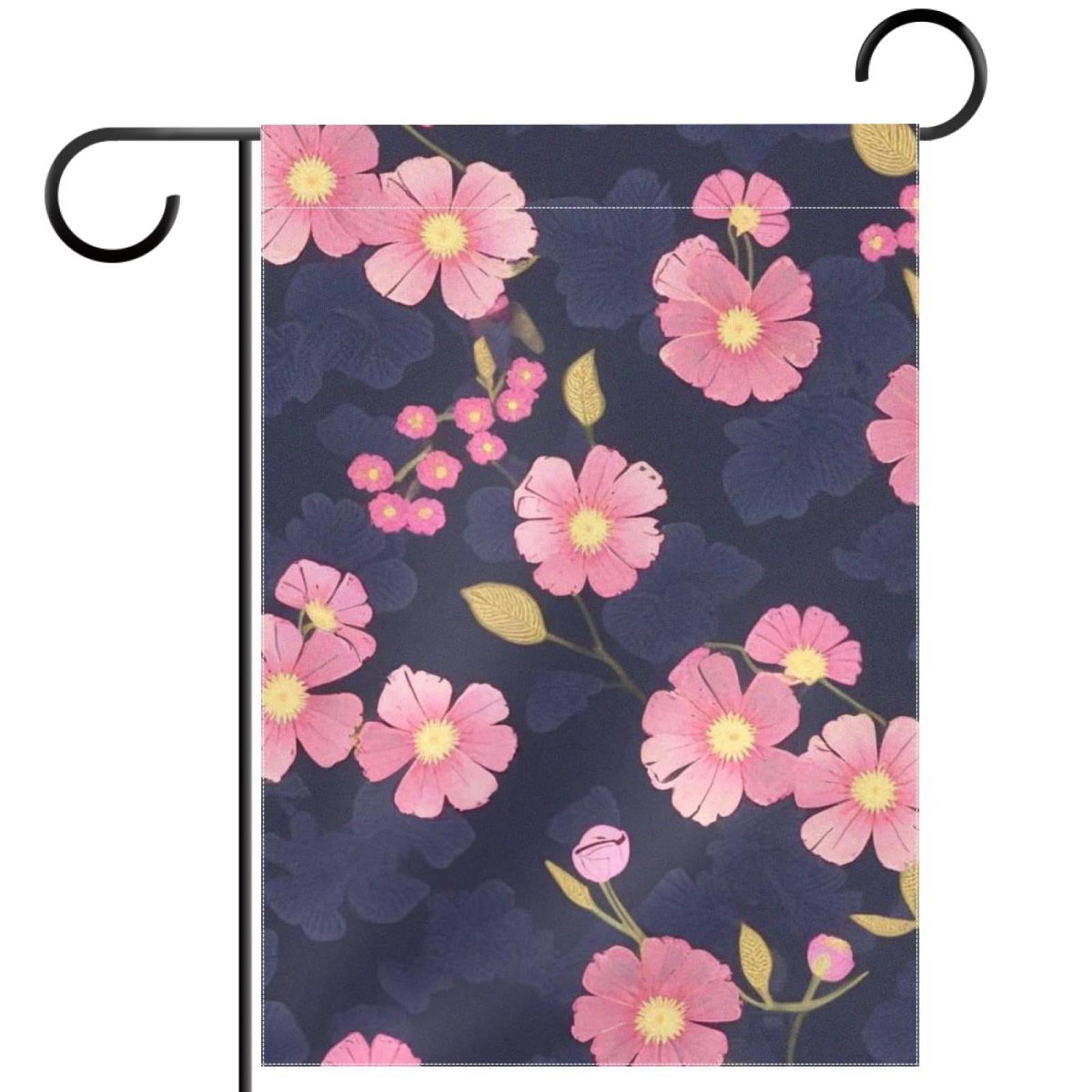 NUEAHEDN Aesthetic Cherry Blossoms Flags for Outside Decoration, Yard ...