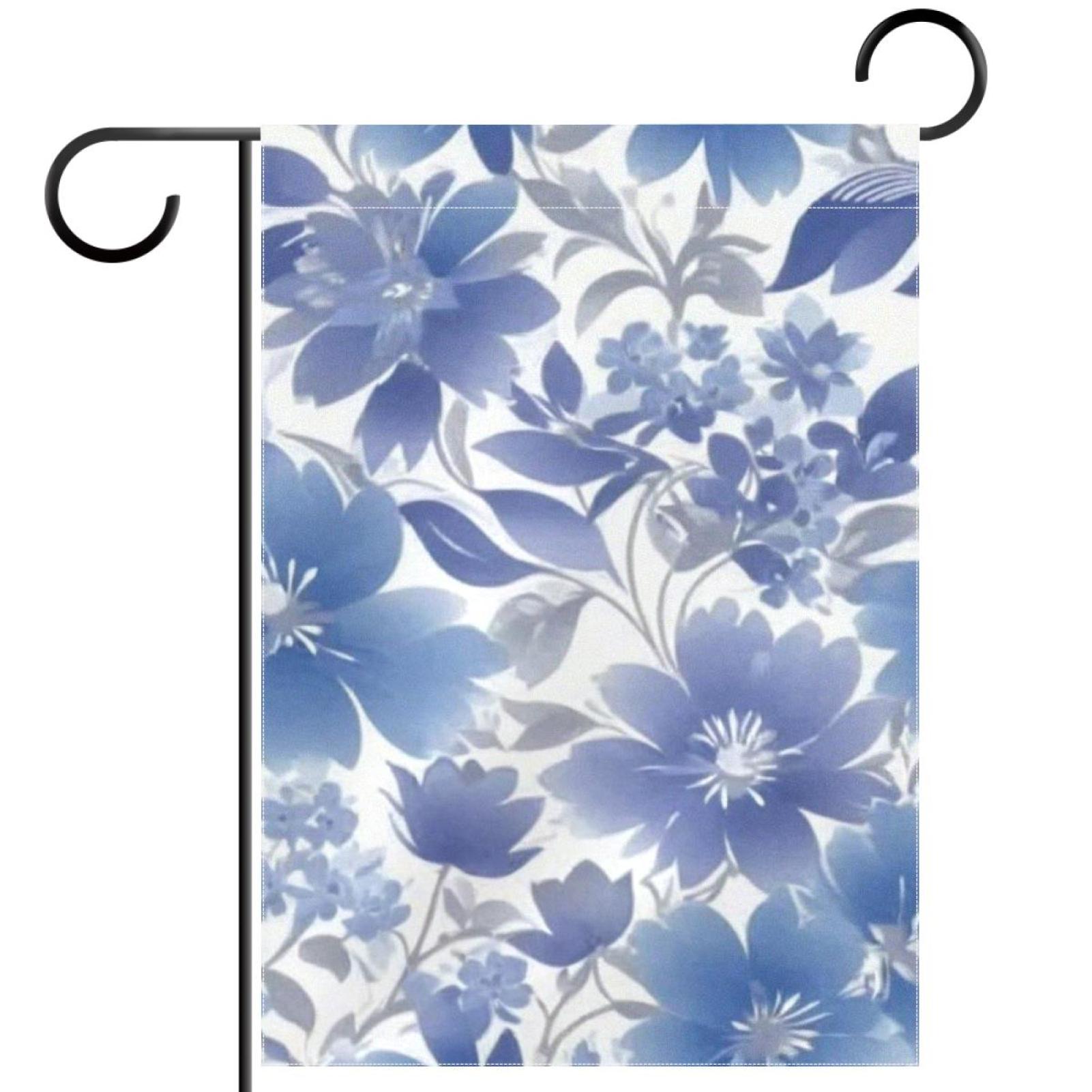 NUEAHEDN Aesthetic Colored Flowers Flags for Outside Decoration, Yard ...