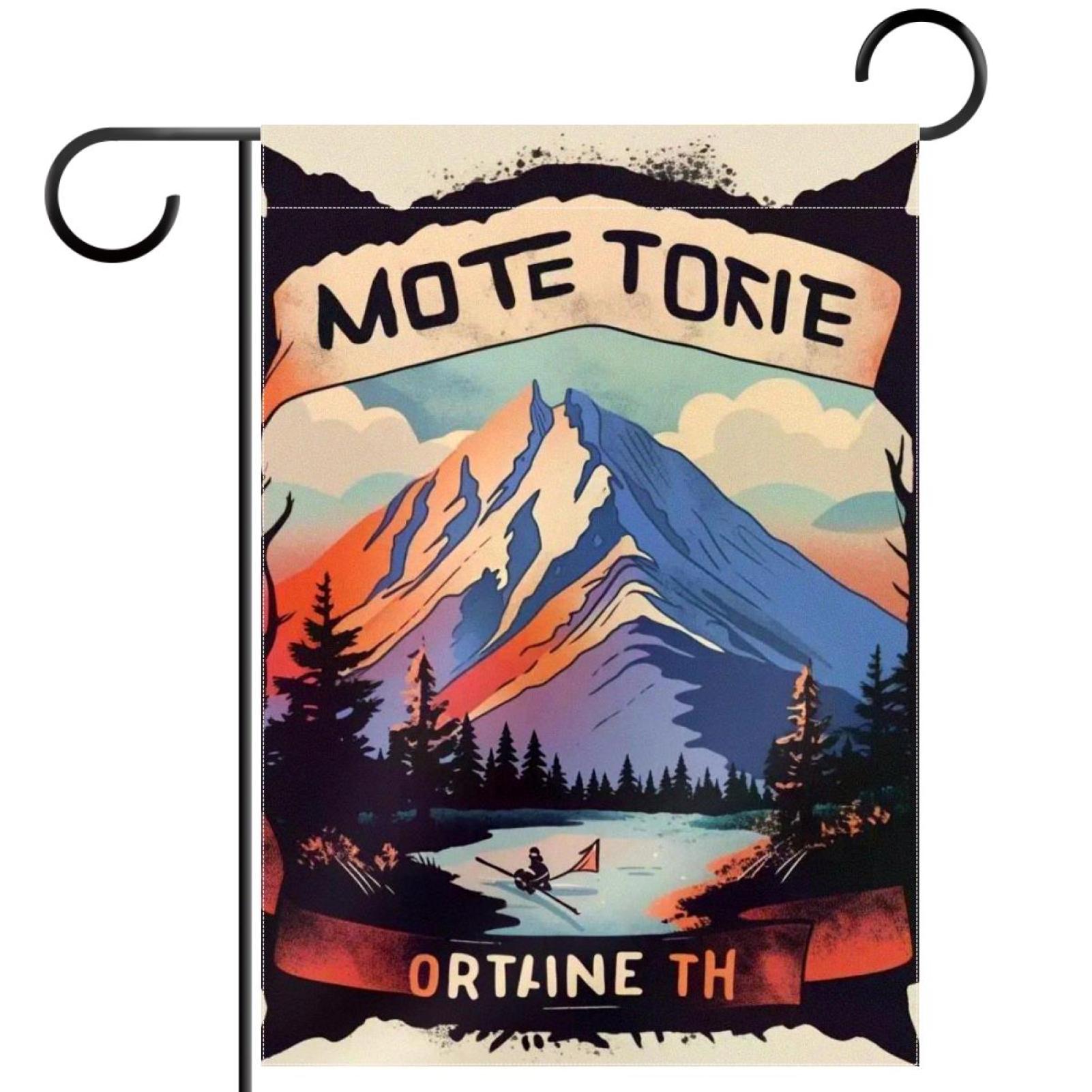 NUEAHEDN Aesthetic Landscape Flags for Outside Decoration, Yard Outdoor ...