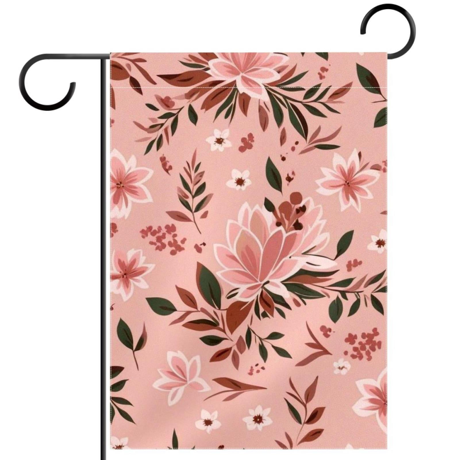 NUEAHEDN Aesthetic Leaves Flags for Outside Decoration, Yard Outdoor ...