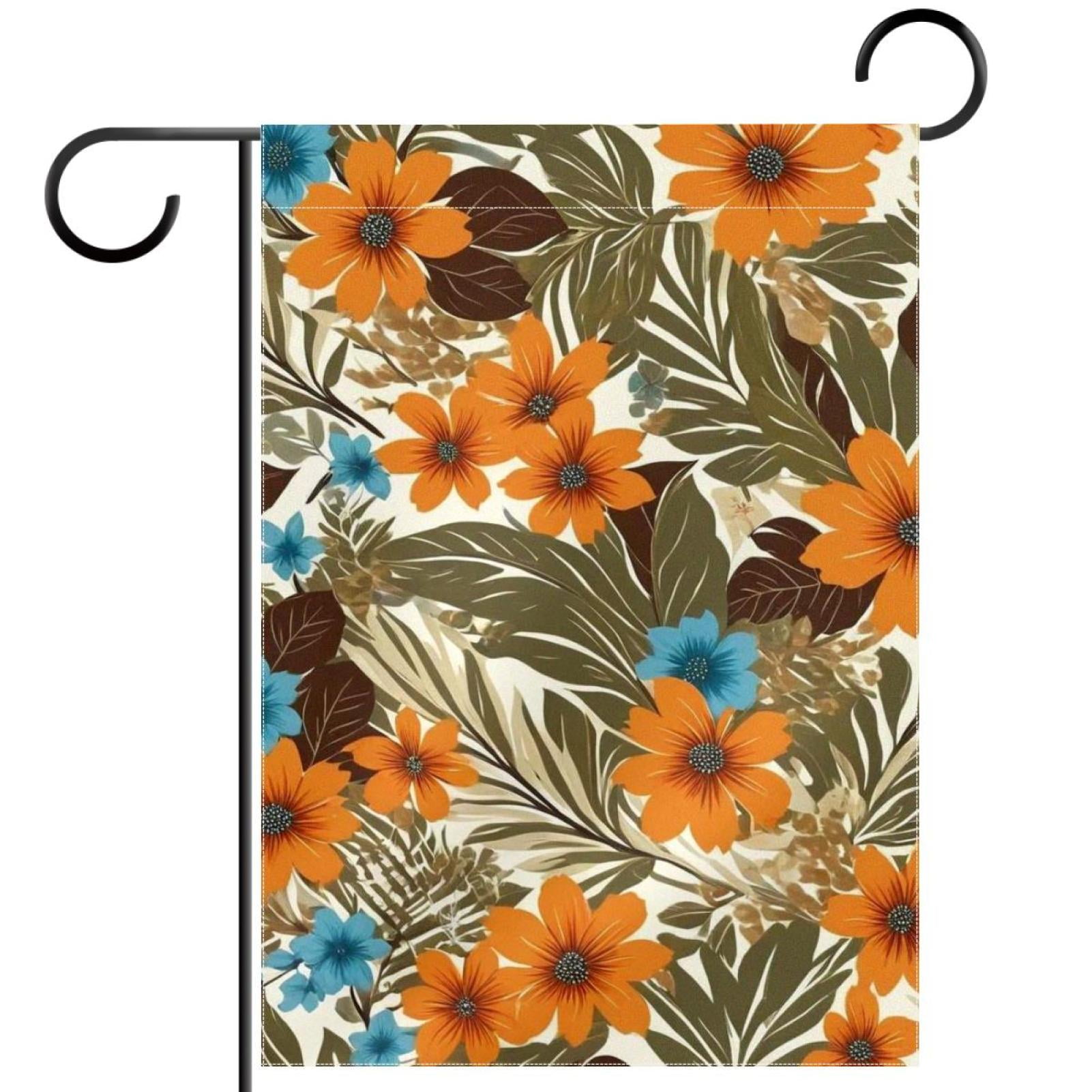 NUEAHEDN Aesthetic Leaves Flags for Outside Decoration, Yard Outdoor ...