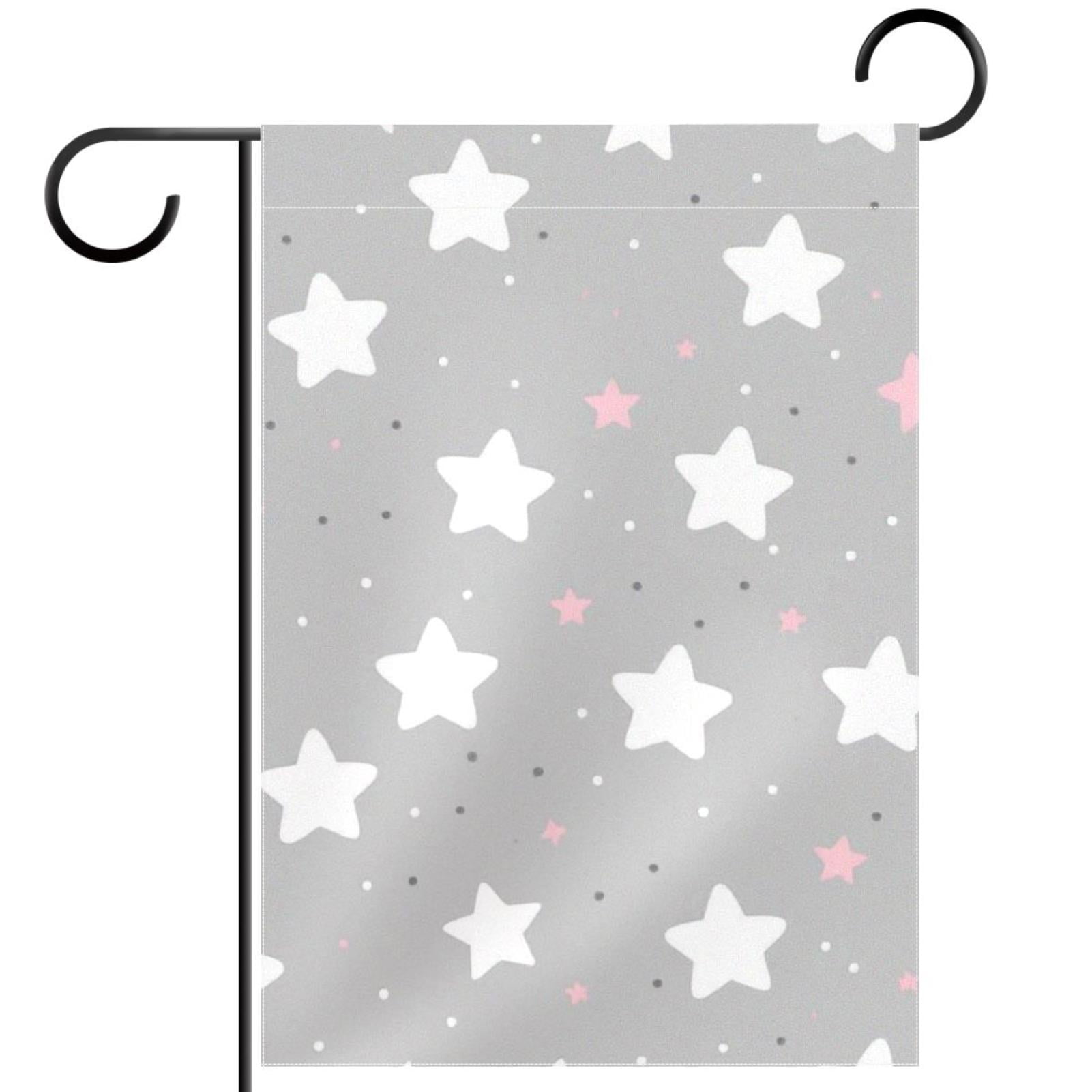 NUEAHEDN Aesthetic Stars and Moon Garden Flag for Outside,28x40 Inch ...