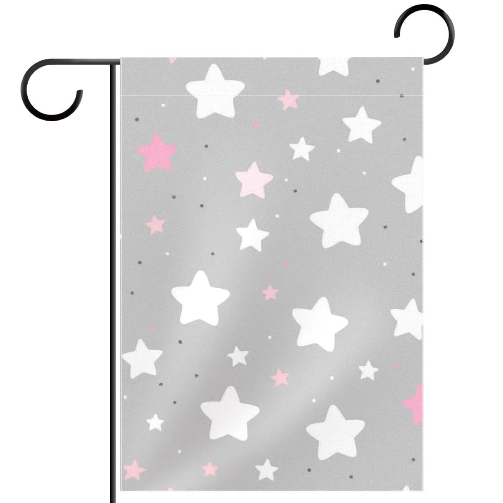 NUEAHEDN Aesthetic Stars and Moon Flags for Outside Decoration, Yard ...