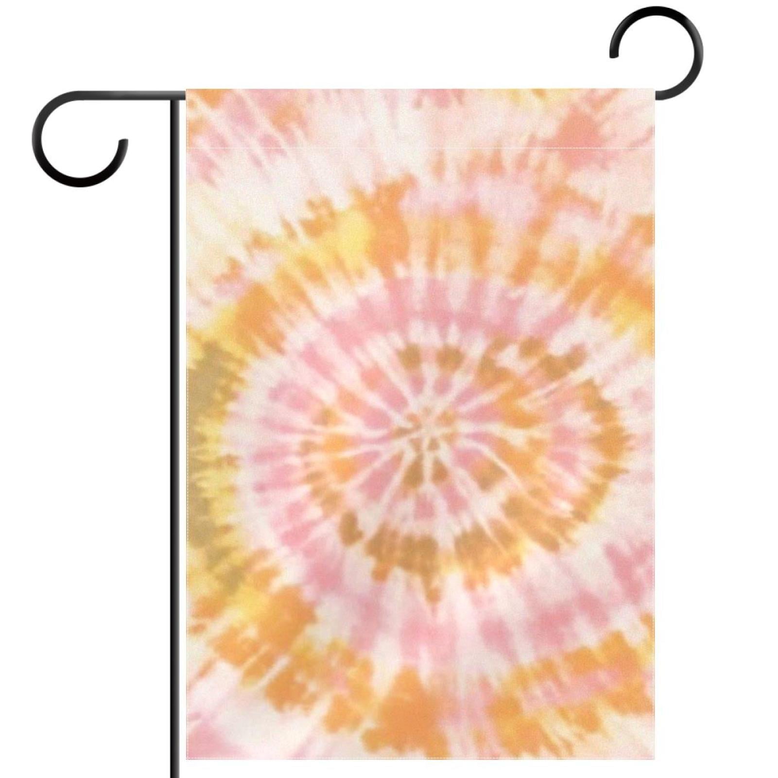 NUEAHEDN Aesthetic Tie Dyeing Flags for Outside Decoration, Yard ...