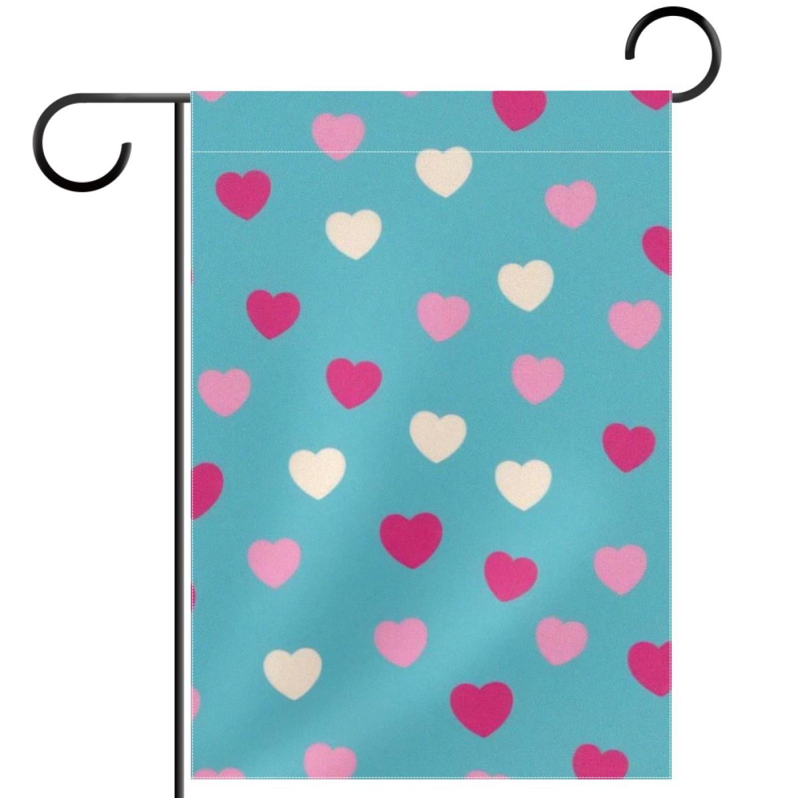 NUEAHEDN Art Love Flags for Outside Decoration, Yard Outdoor Decor ...