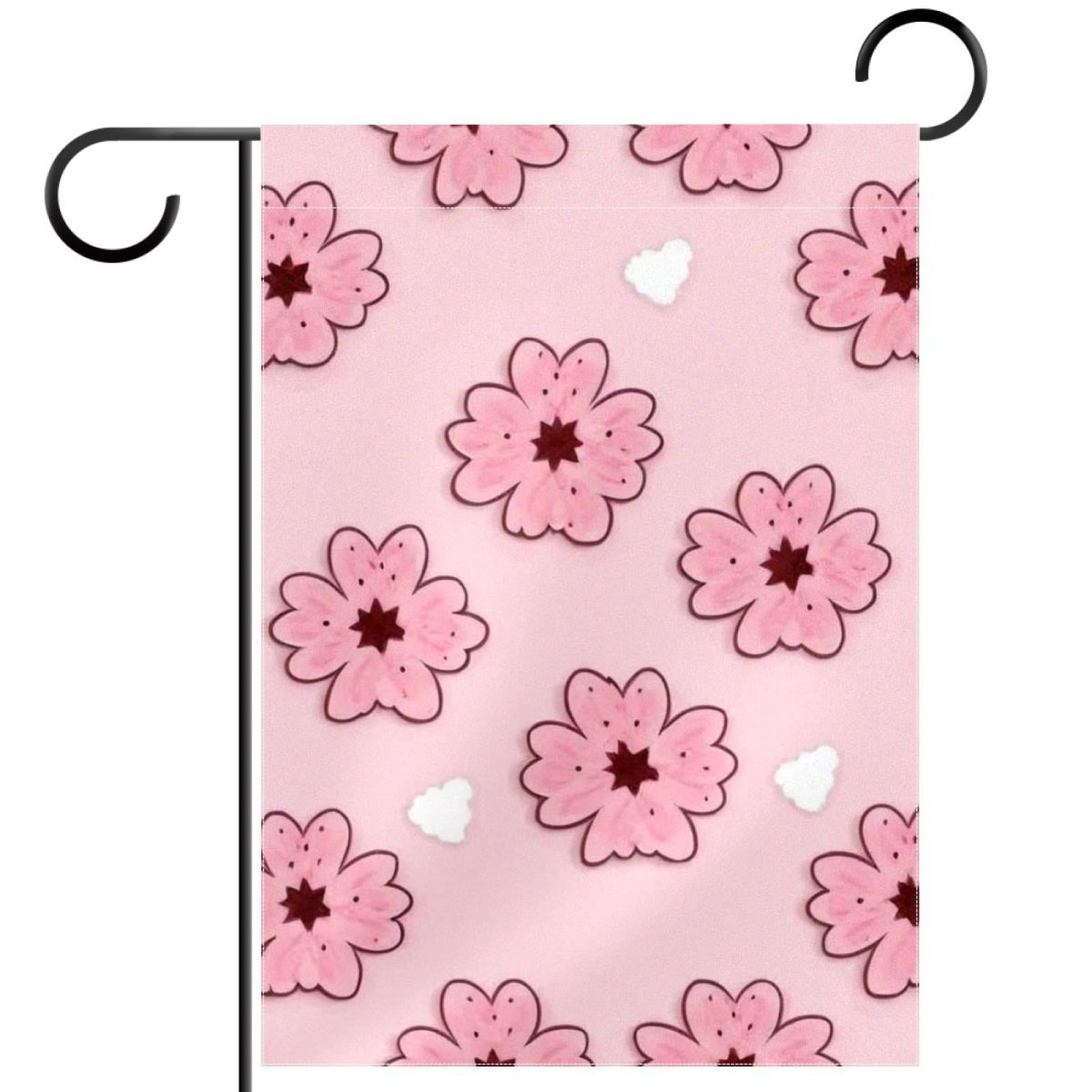 NUEAHEDN Cherry Blossom Aesthetics Flags for Outside Decoration, Yard ...