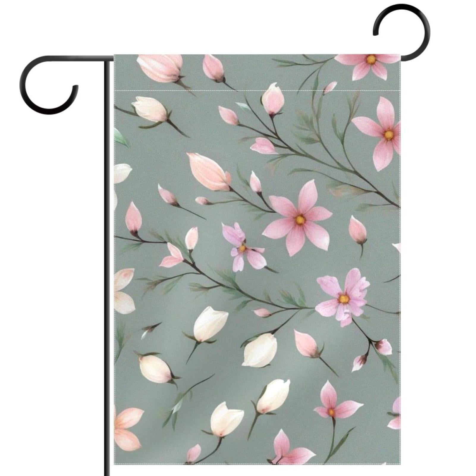 NUEAHEDN Cherry Blossom Aesthetics Garden Flag for Outside,28x40 Inch ...