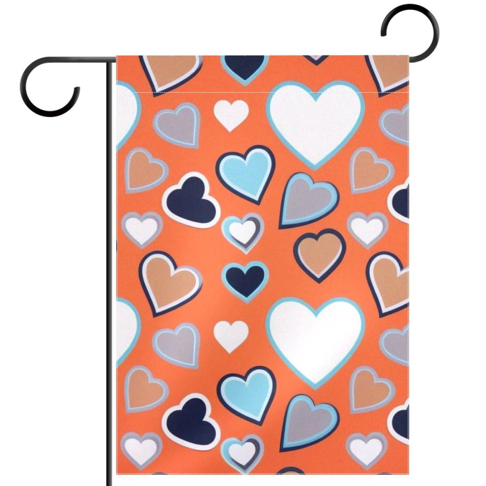 NUEAHEDN Colorful Love Flags for Outside Decoration, Yard Outdoor Decor ...