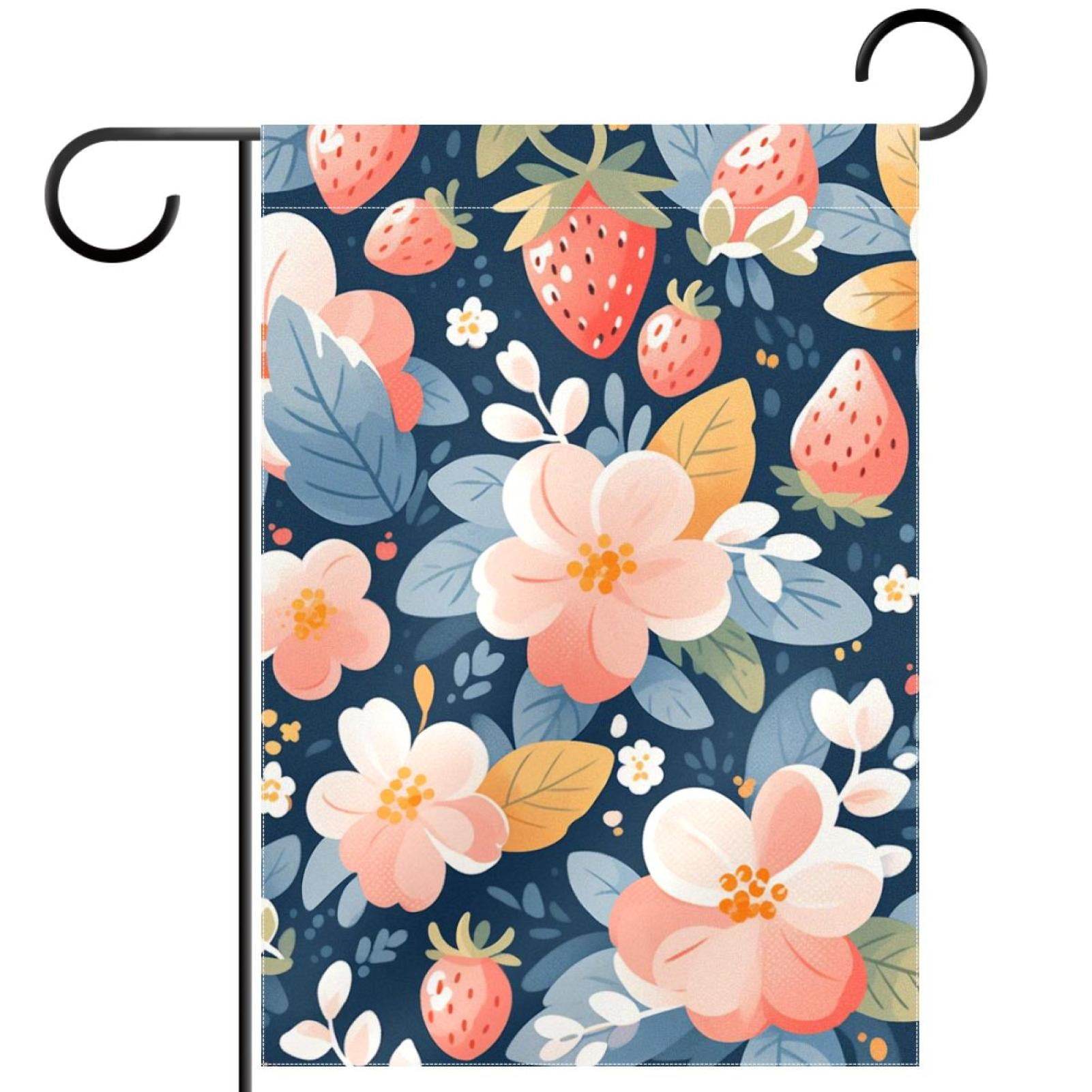 NUEAHEDN Fresh Summer Fruits Flags for Outside Decoration, Yard Outdoor ...