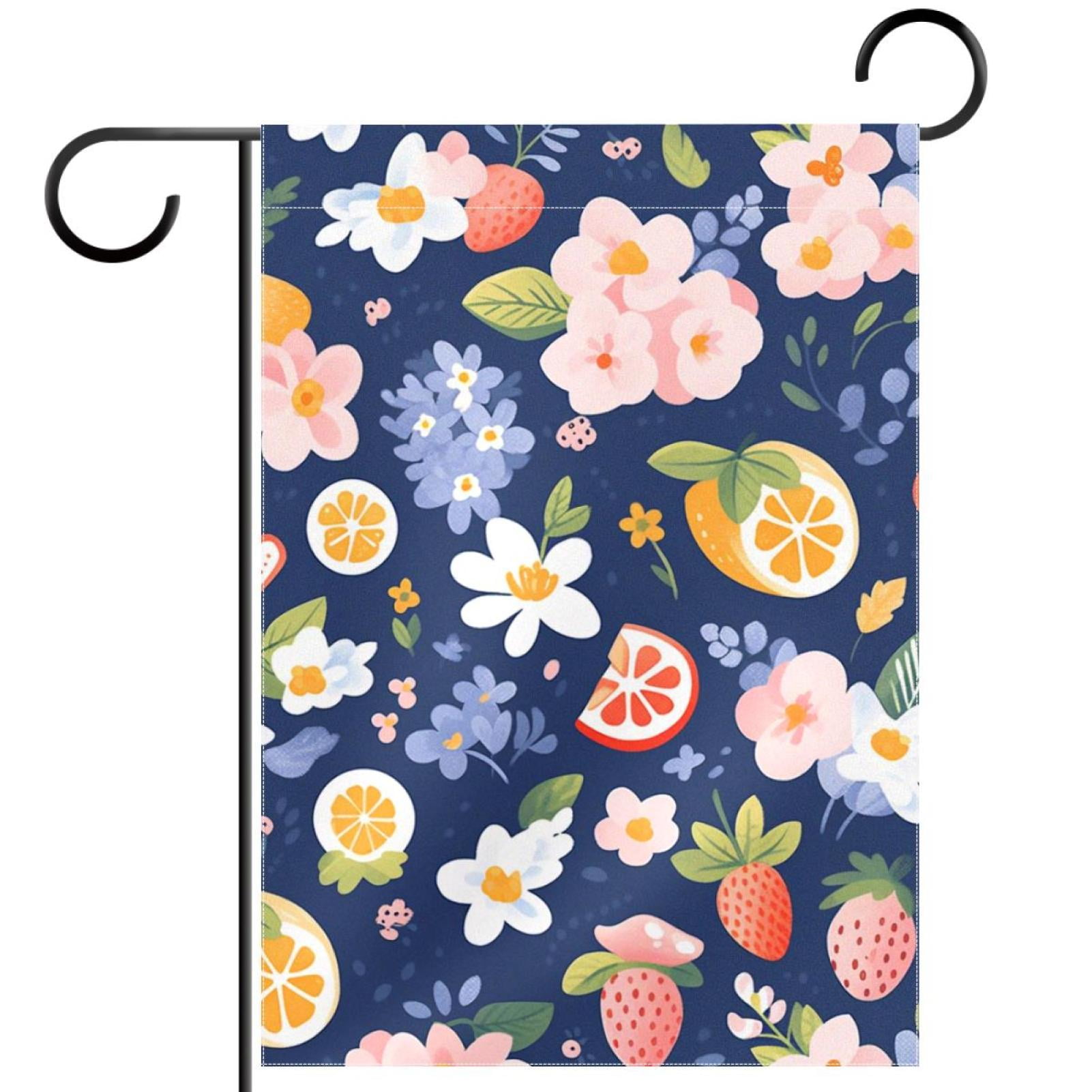 NUEAHEDN Fruit Party Flags for Outside Decoration, Yard Outdoor Decor ...