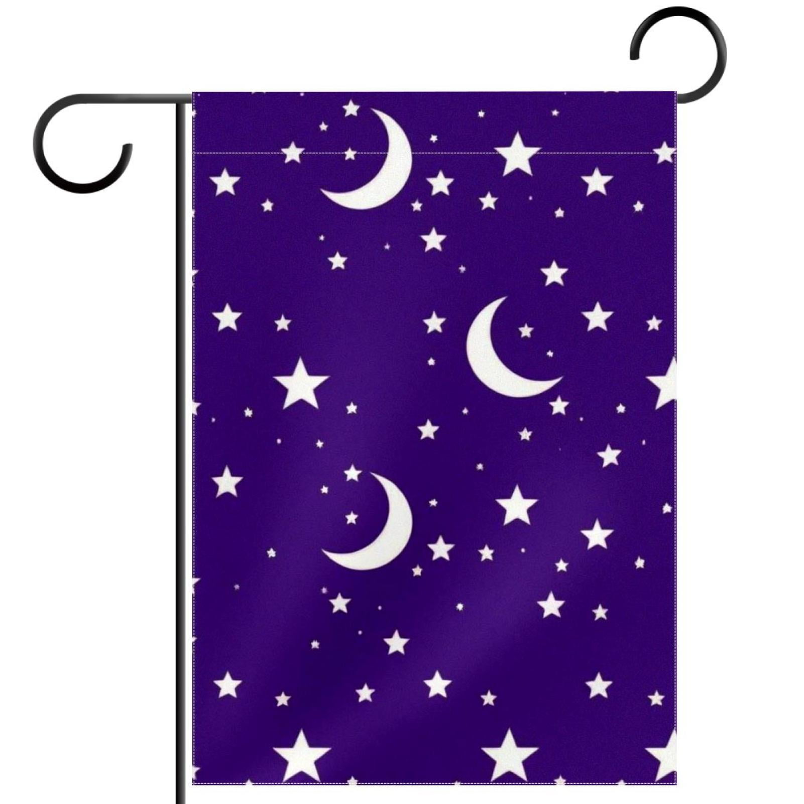 NUEAHEDN Stars and Moon Flags for Outside Decoration, Yard Outdoor ...