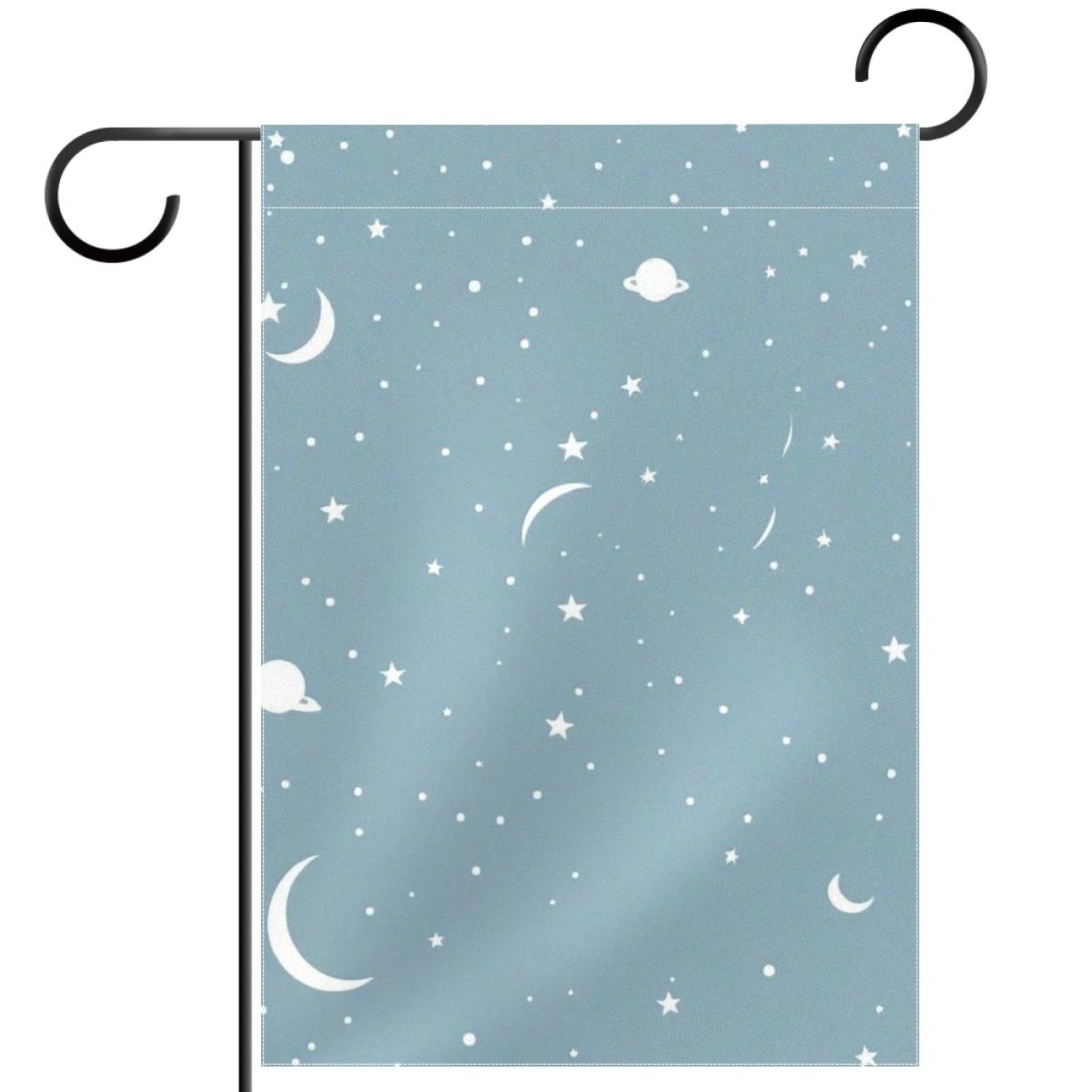 NUEAHEDN Stars and Moon Flags for Outside Decoration, Yard Outdoor ...