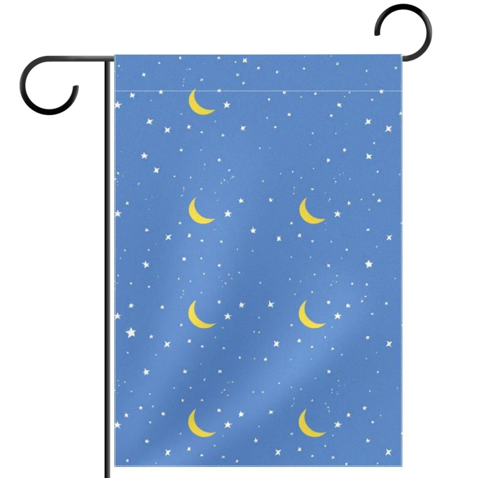 NUEAHEDN Stars and Moon Flags for Outside Decoration, Yard Outdoor ...