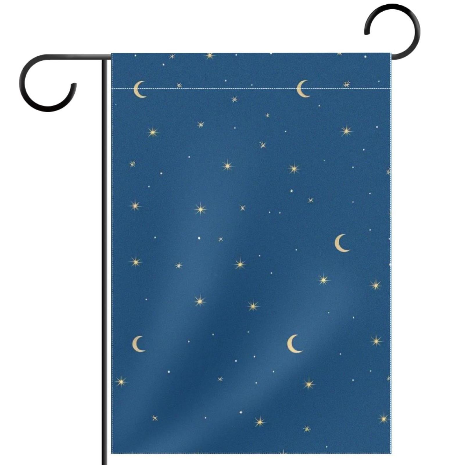 NUEAHEDN Stars and Moon Flags for Outside Decoration, Yard Outdoor ...