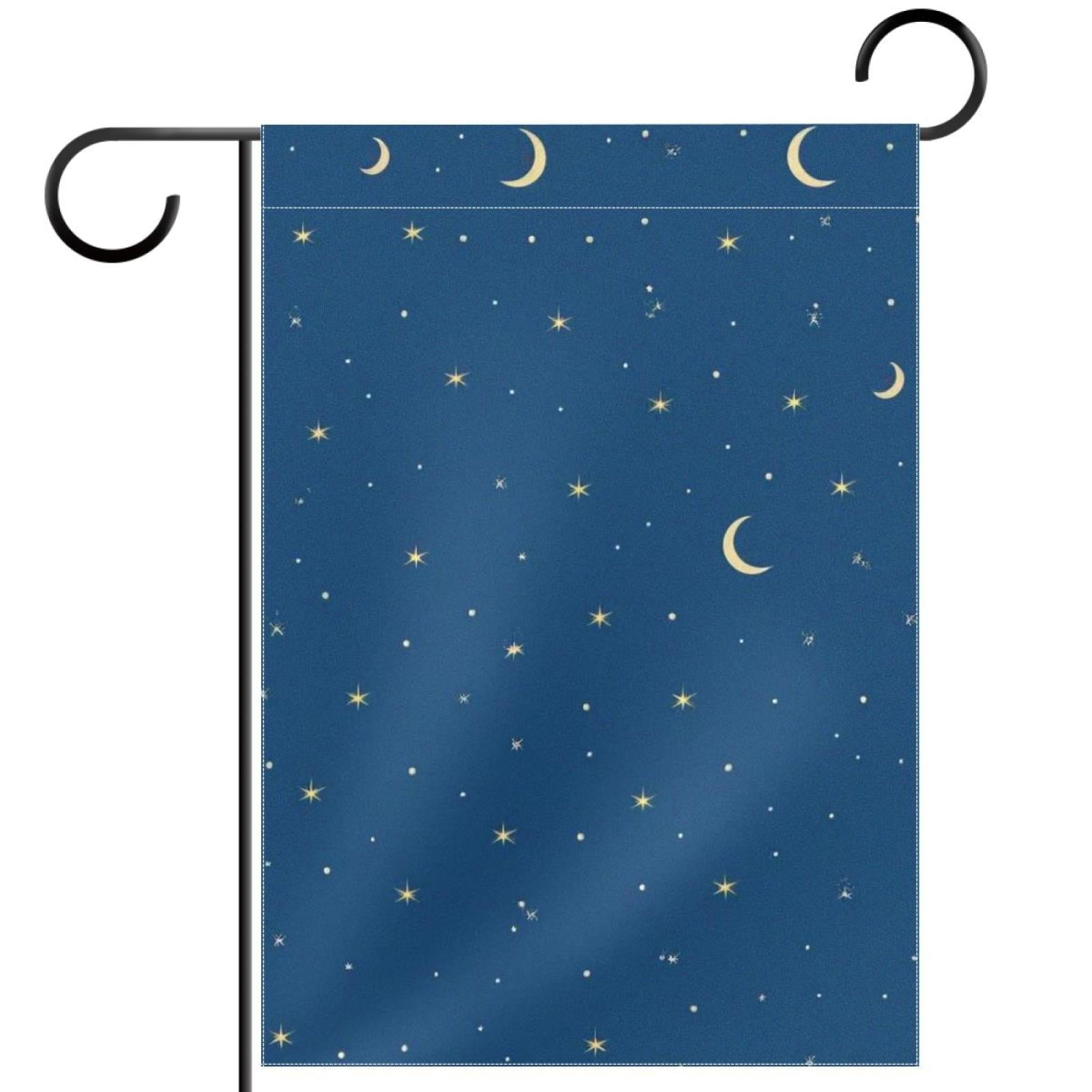 NUEAHEDN Stars and Moon Flags for Outside Decoration, Yard Outdoor ...