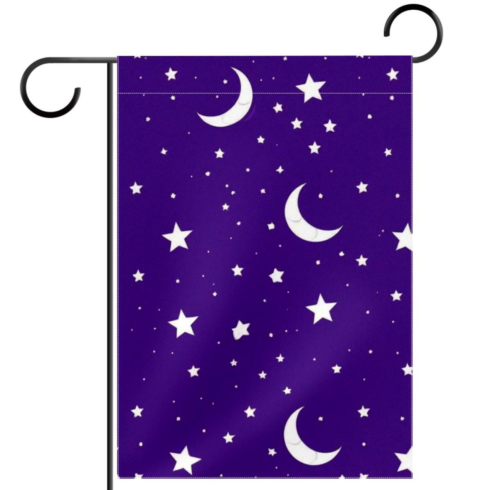 NUEAHEDN Stars and Moon Flags for Outside Decoration, Yard Outdoor ...