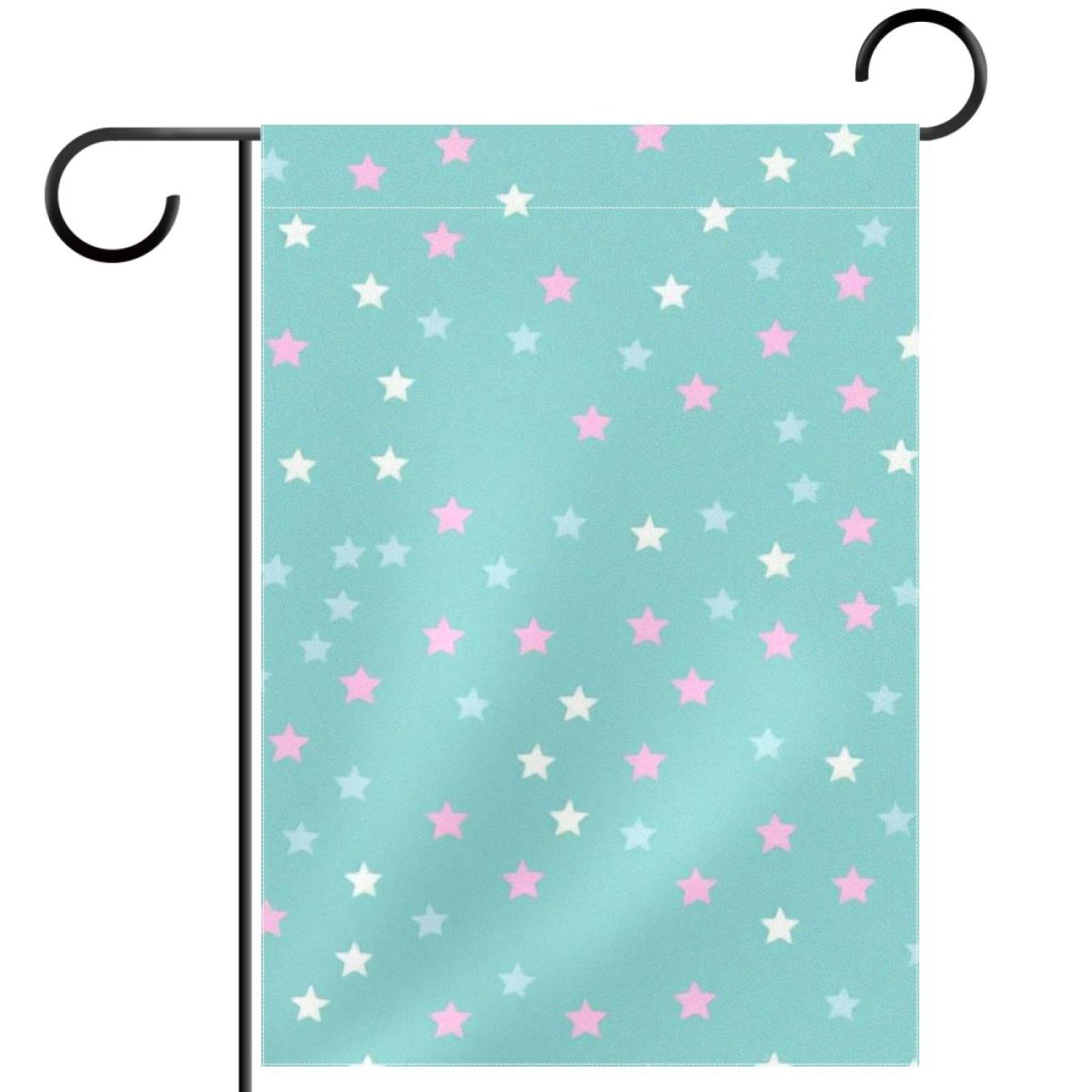 NUEAHEDN Stars and Moon Flags for Outside Decoration, Yard Outdoor ...