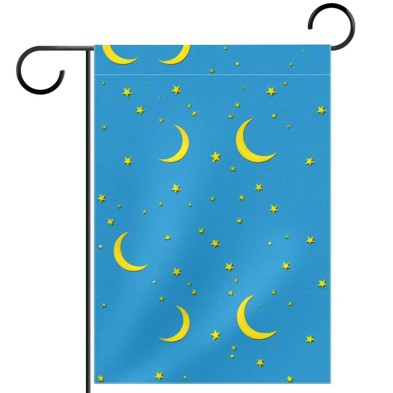NUEAHEDN Stars and Moon Flags for Outside Decoration, Yard Outdoor ...