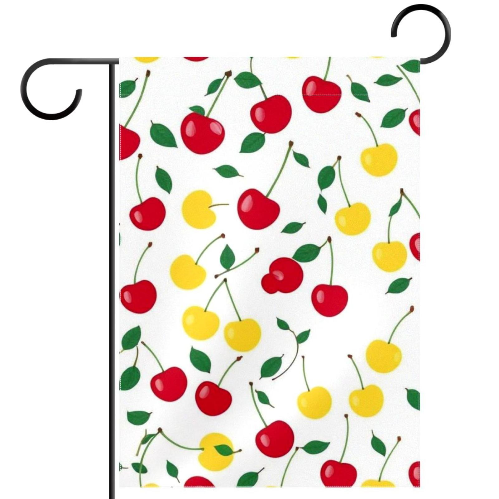 NUEAHEDN Summer Fruit Flags for Outside Decoration, Yard Outdoor Decor ...
