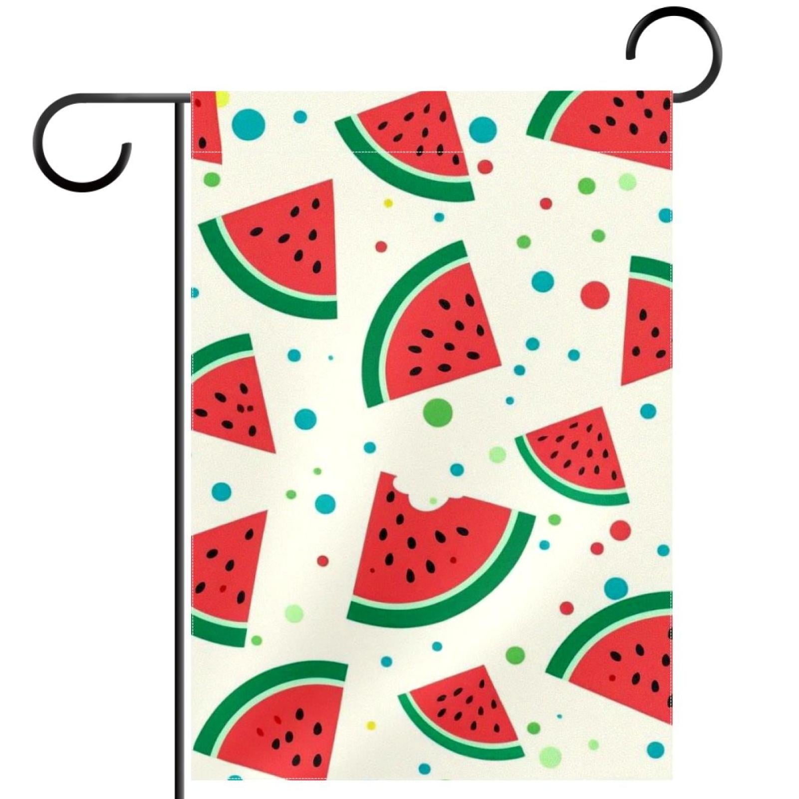 NUEAHEDN Summer Ice Cream Watermelon Flags for Outside Decoration, Yard ...
