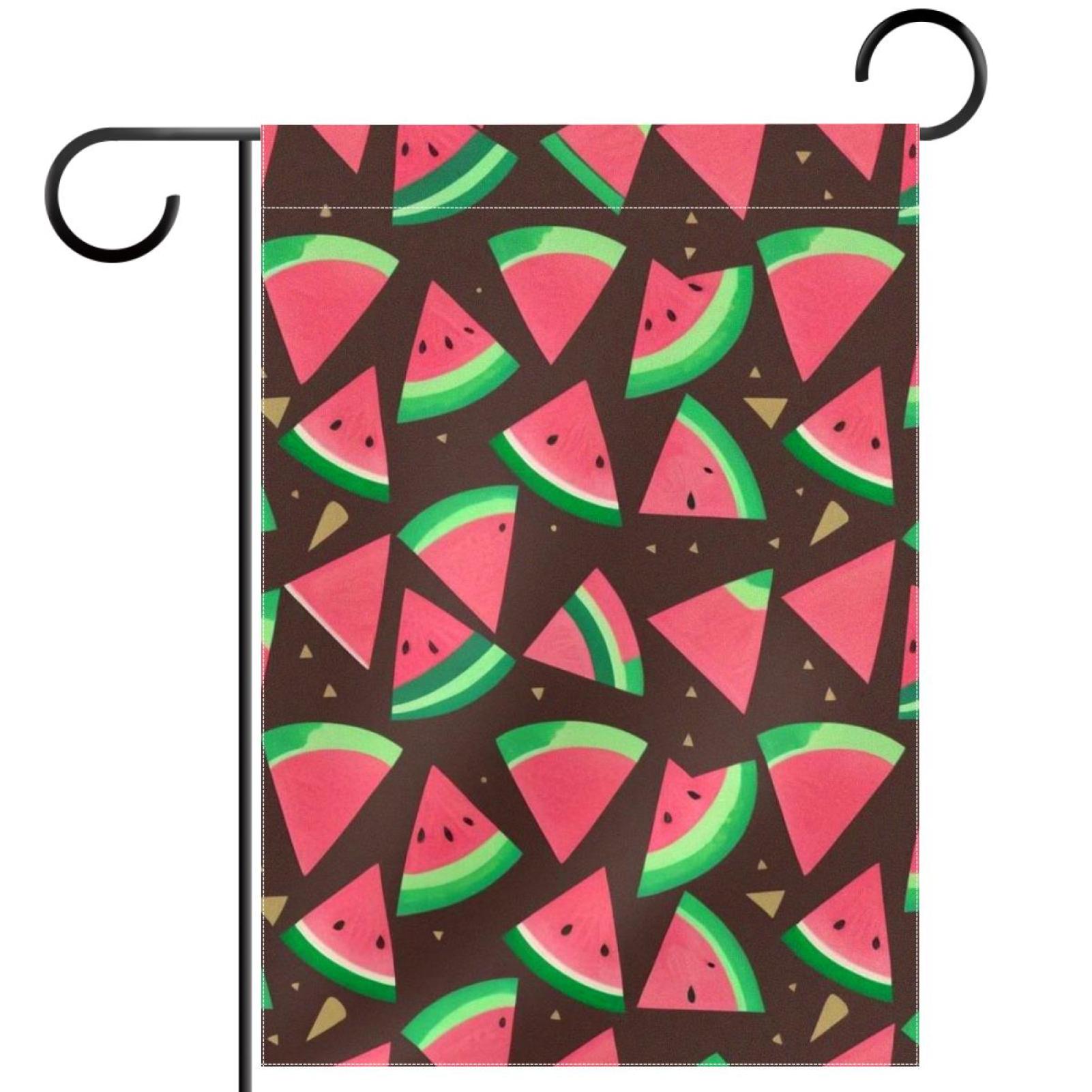 NUEAHEDN Summer Ice Cream Watermelon Garden Flag for Outside,28x40 Inch ...