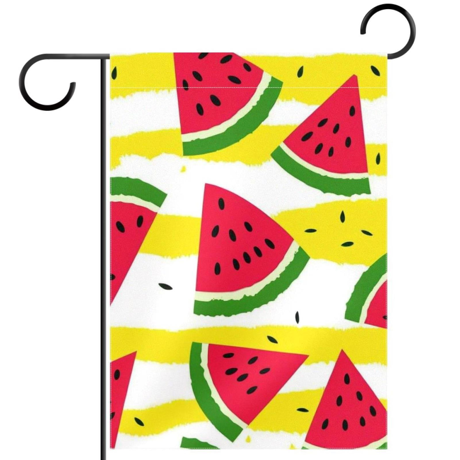 NUEAHEDN Summer Ice Cream Watermelon Garden Flag for Outside,28x40 Inch ...