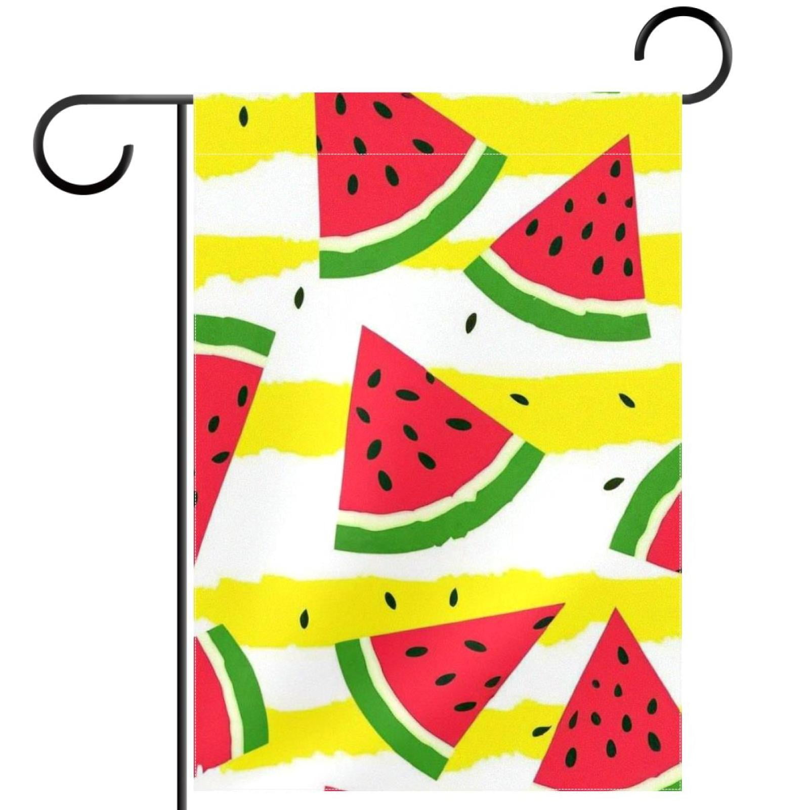 NUEAHEDN Summer Ice Cream Watermelon Garden Flag for Outside,28x40 Inch ...