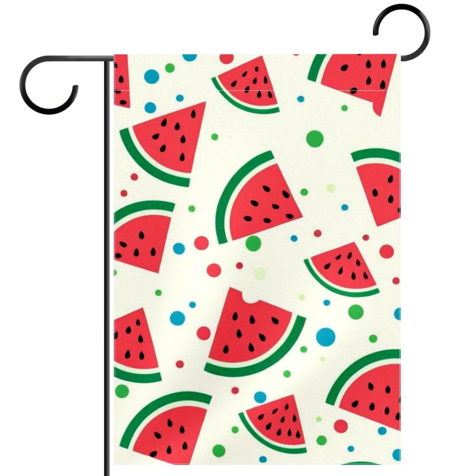 NUEAHEDN Watermelon Ice Cream Flags for Outside Decoration, Yard ...