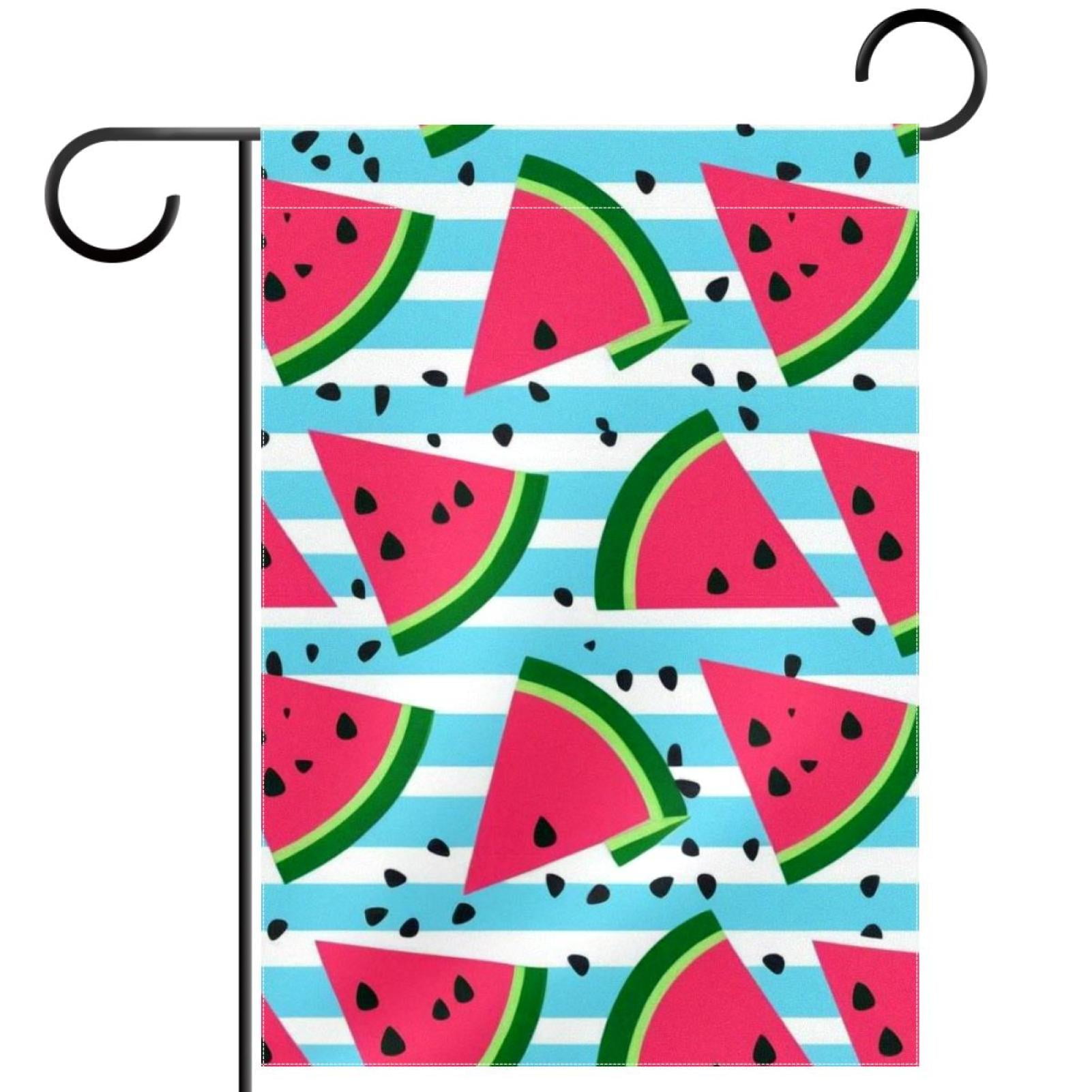 NUEAHEDN Watermelon Ice Cream Flags for Outside Decoration, Yard ...