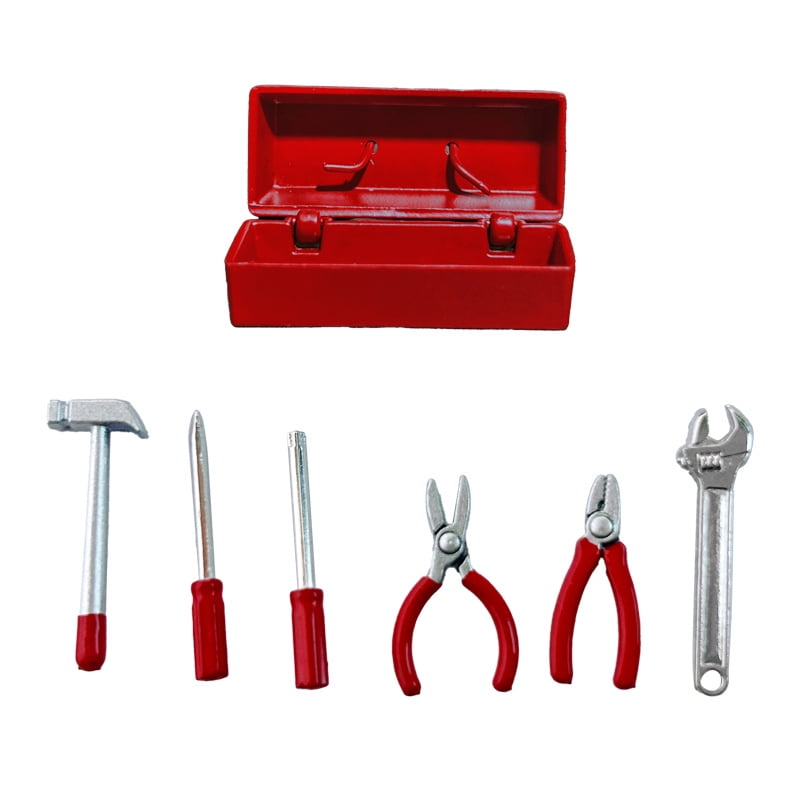 NUEIOVRW 1:18 Diorama Toolbox Model Accessories Set, Garage Workshop ...