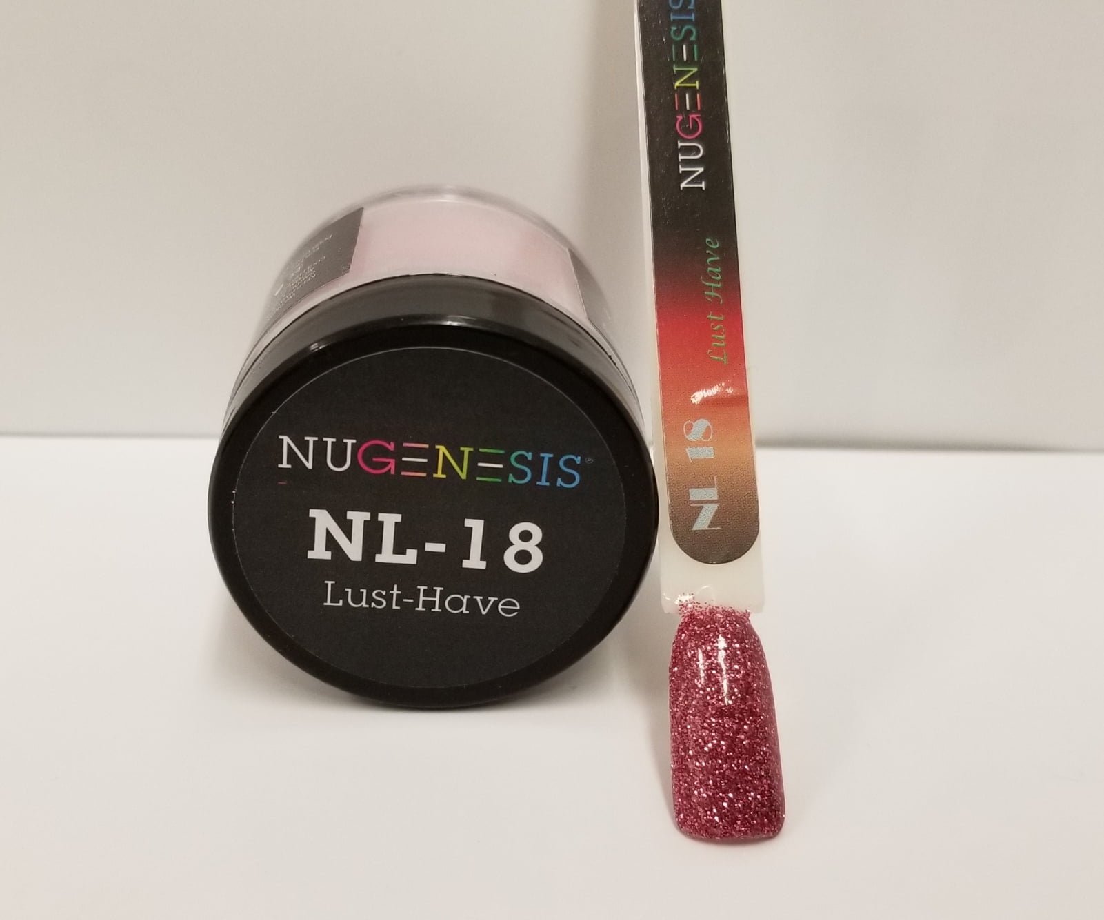 NUGENESIS Nail Color Dip Dipping Powder 1.5oz/43g jar - NL18 LUST HAVE ...