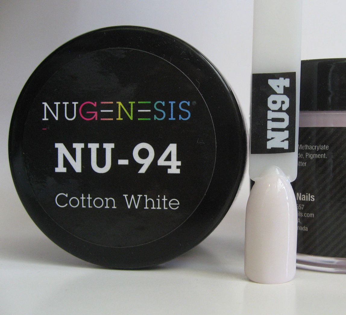 NUGENESIS Nail Color Dip Dipping Powder 1.5oz/43g jar - NU94 Cotton ...