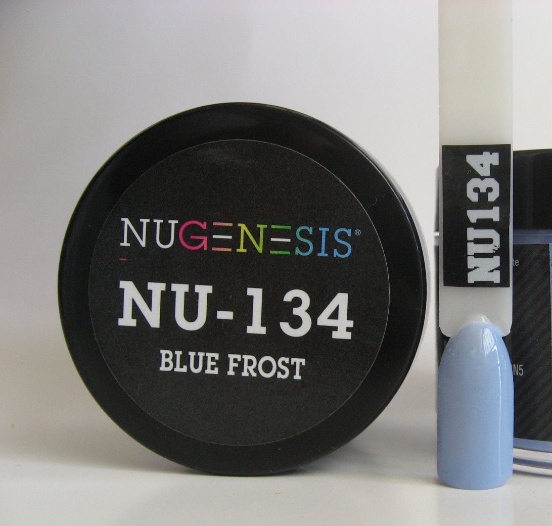 NUGENESIS Nail Color Dip Dipping Powder 1.5oz/jar - NU134 Ble Frost ...
