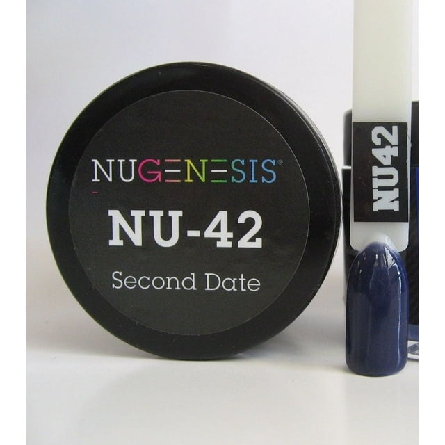 NUGENESIS Nail Color Dip Dipping Powder 1oz/jar - NU42 Second Date ...