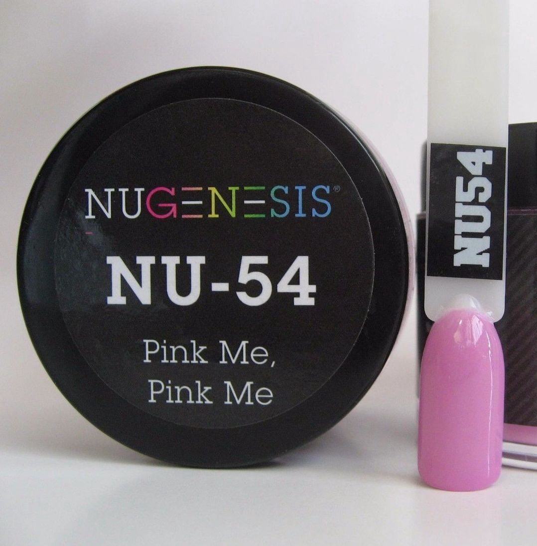 NUGENESIS Nail Color Dip Dipping Powder 1oz/jar - NU54 Pink Me, Pink Me ...