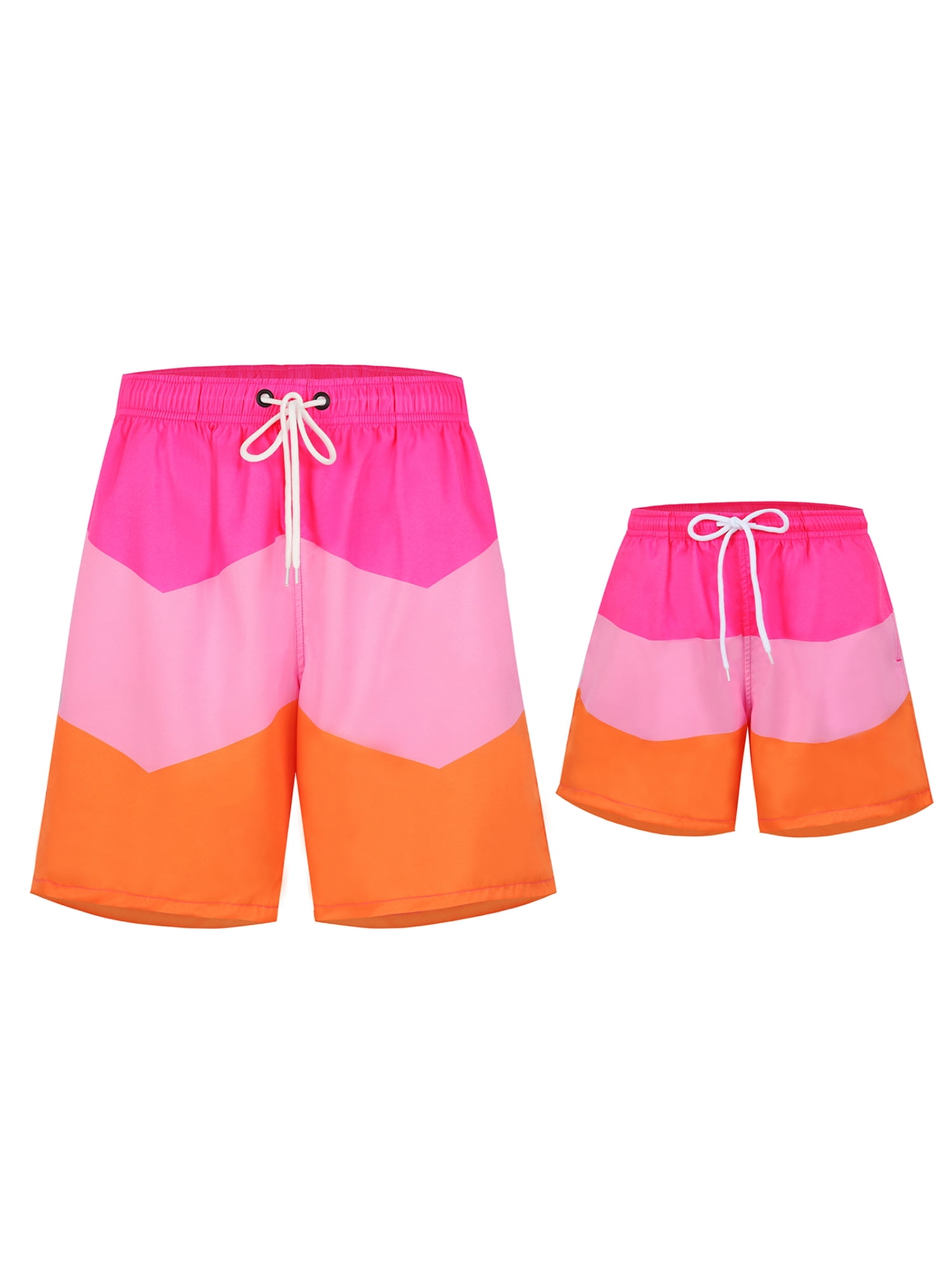 NUIDARAIO Family Matching Swimwear Fashion Print Swimsuit Set Father ...