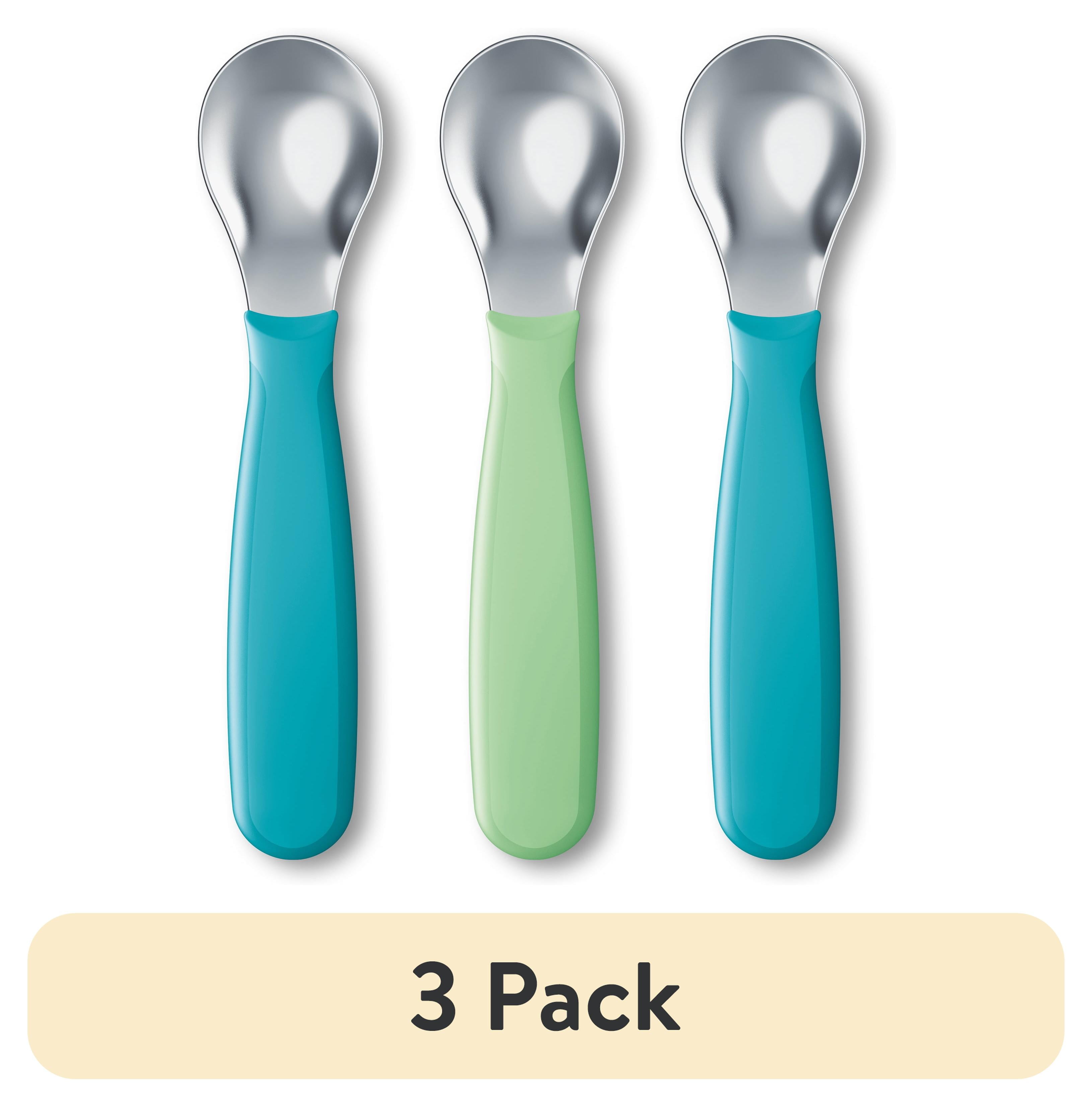 (3 pack) NUK Cutlery Toddler Baby Spoon, BPA Free, 3 Pack, Neutral ...