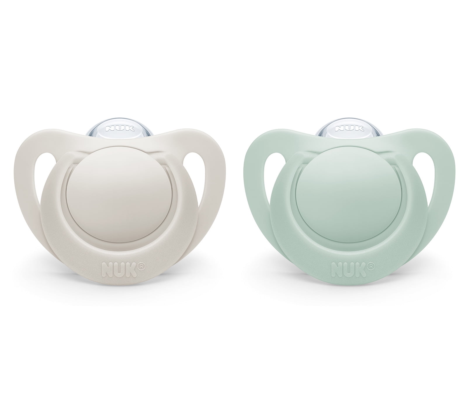 NUK Natural Baby Newborn Sustainable Pacifier, Size 1 Neutral (0-6 ...