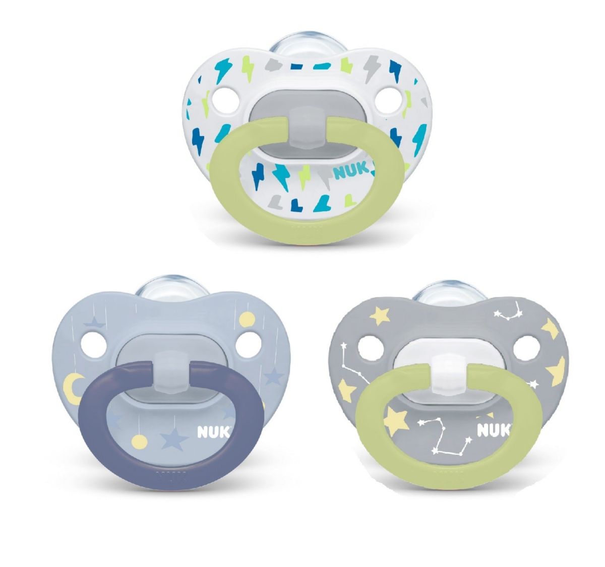 Philips Avent Ultra Air Pacifier, Months, Blue/Green, 2 Pack, SCF Blue ...