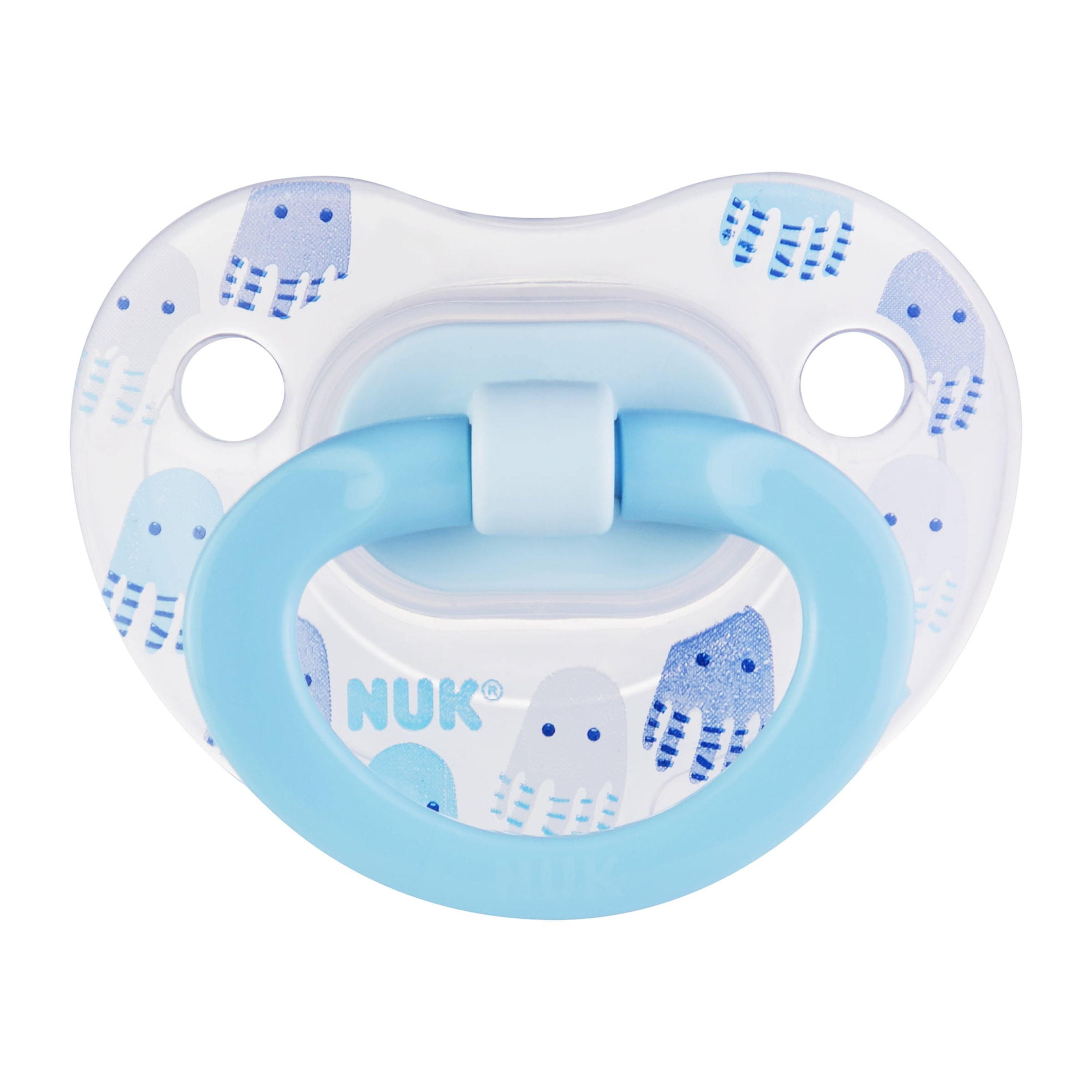 NUK Orthodontic Pacifiers, Boy, 0-6 Months, 2-Pack - Walmart.com