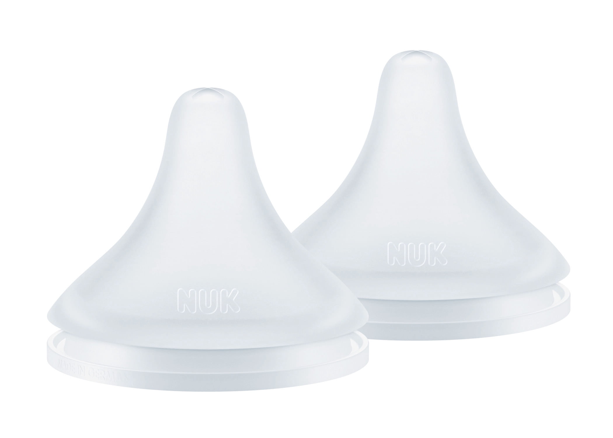 NUK Perfect Match Baby Bottle Nipples, Medium Flow, 2 Pack, Soft, Anti-Colic, Natural Feeding ...