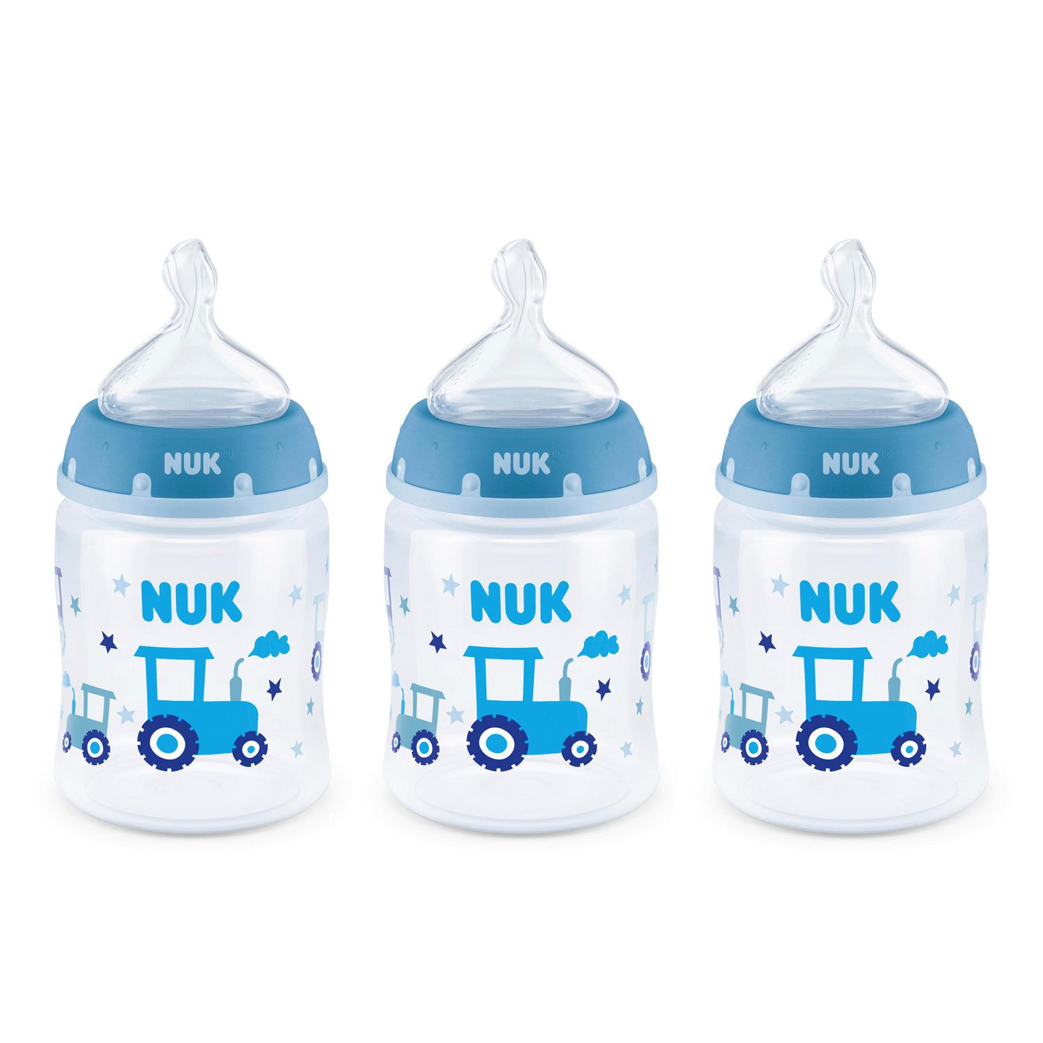 NUK Smooth Flow Anti-Colic Bottle, 5 oz, 3-Pack - Walmart.com