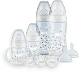 NUK, First Choice Smooth Flow Anti-Colic Baby Bottle Set, 0+ Months ...