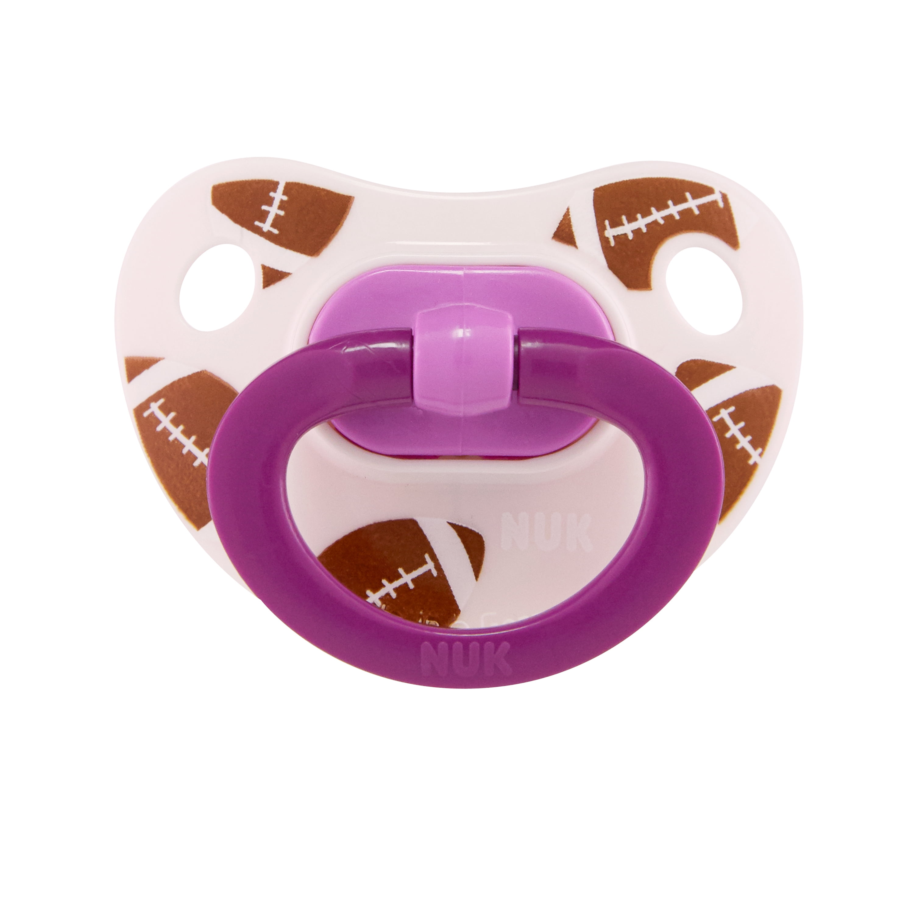 NUK Sports Orthodontic Pacifiers, Girl, 0-6 Months, 2-Pack - Walmart.com