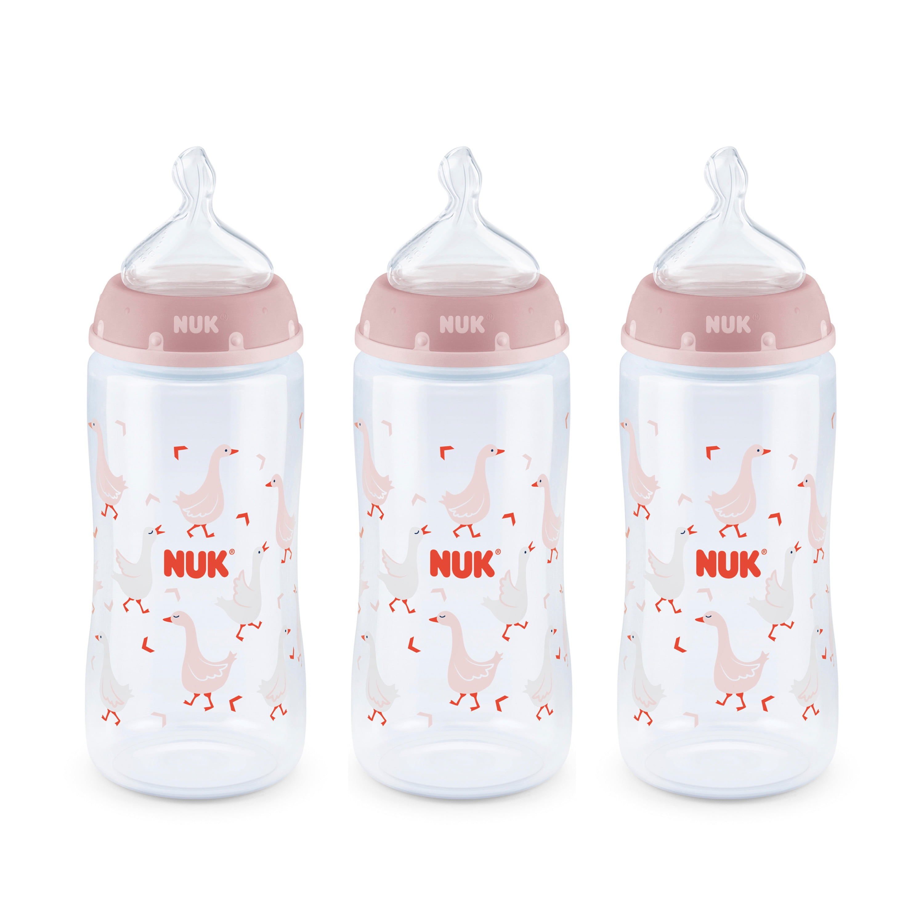 NUK Woodlands Baby Bottle with Perfect Fit Nipple, 10 oz, 3-Pack ...