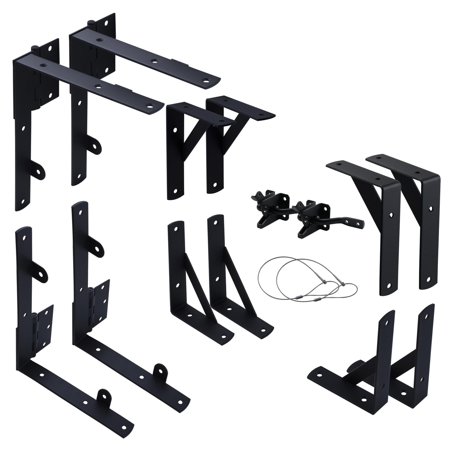 NULTRUMA 2 Set Anti Sag Gate Kit Gate Corner Brace Bracket Heavy Duty ...
