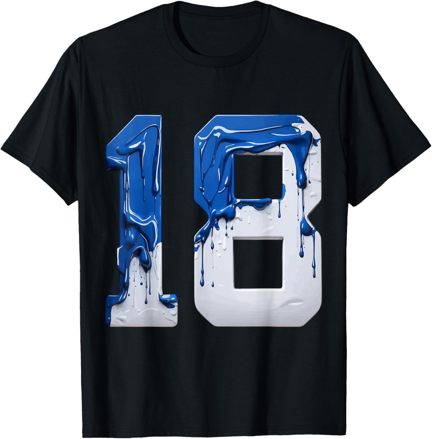 NUMBER 18 YEARS OLD 18TH BIRTHDAY T-Shirt - Walmart.com